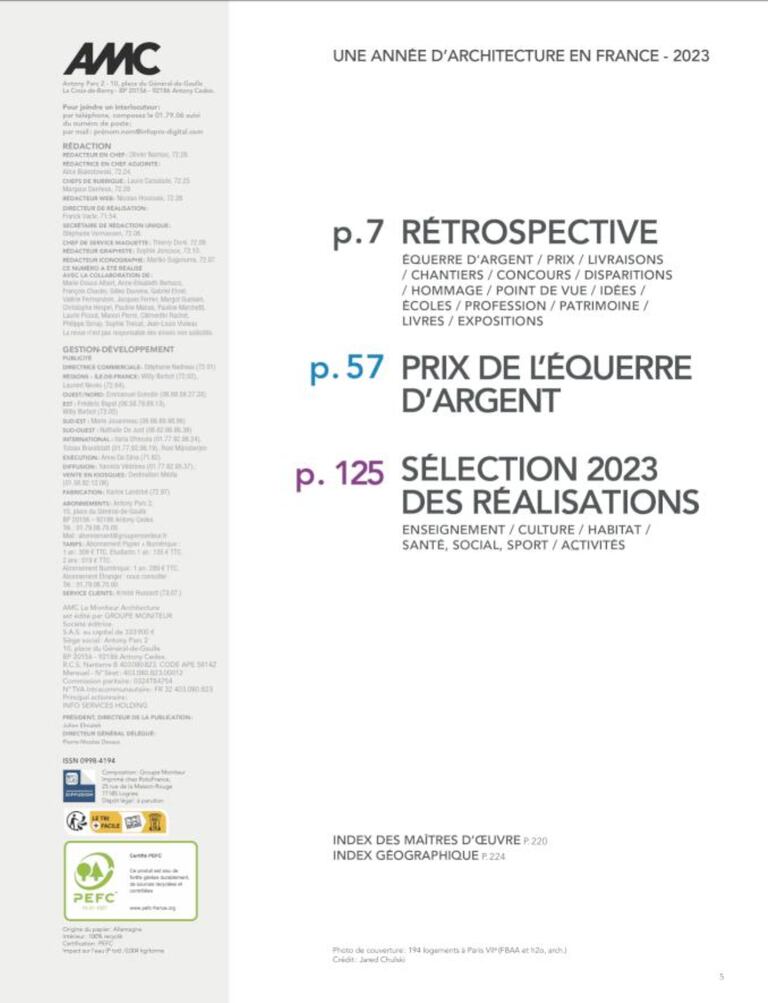 L'annuel 2023 d'AMC est paru